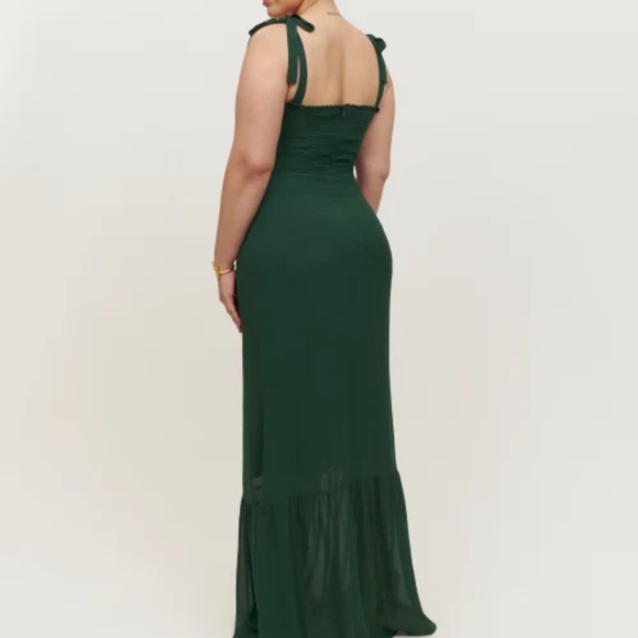Reformation | Dresses | Reformation Petites Jasen Dress Forest | Poshmark